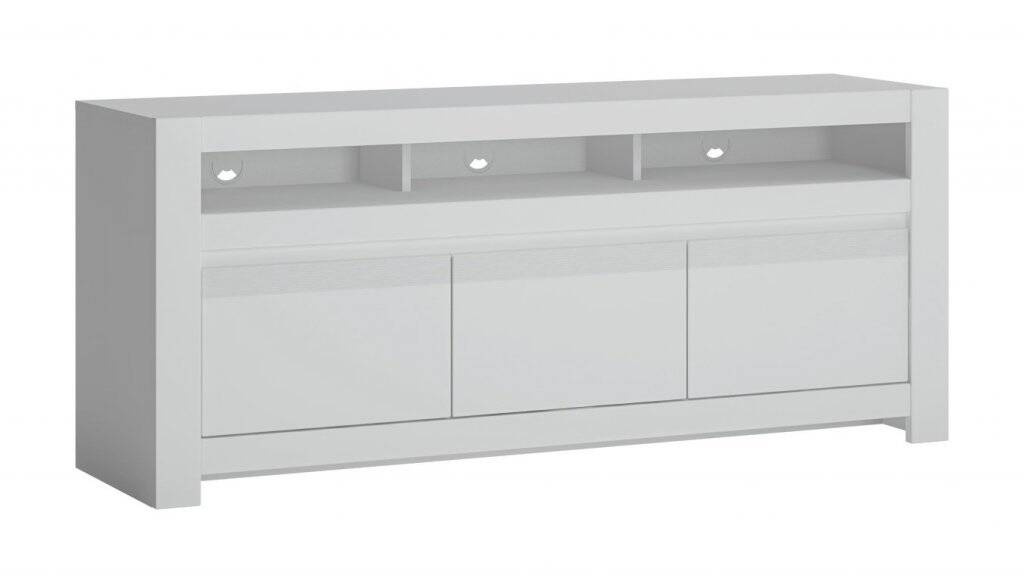 Novi NVIF01 - Komoda RTV 2D1S Biała Meble Wójcik - Meblecom.pl