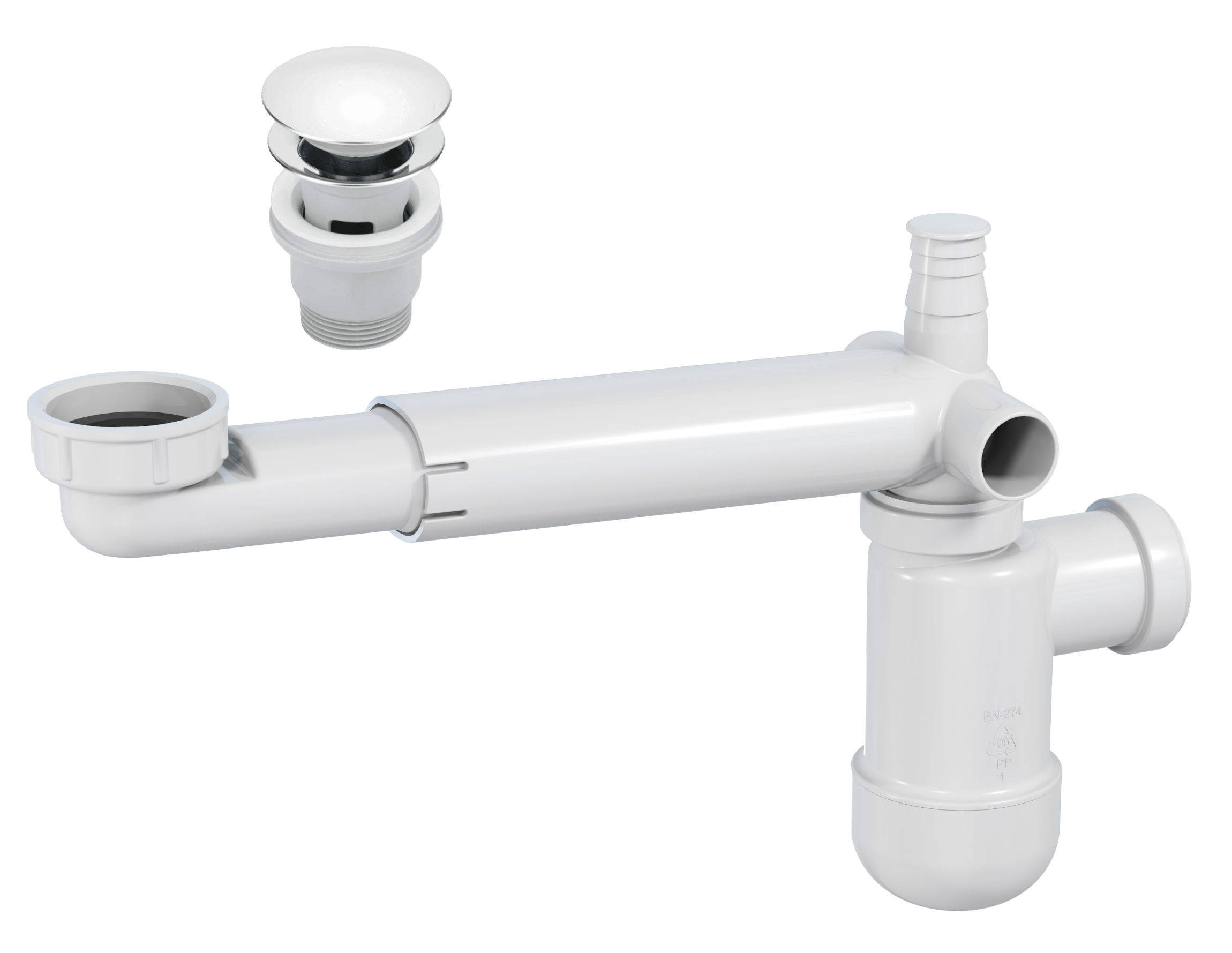 Syfon Preloc 400 z korkiem Click Clack Comad - Meblecom.pl