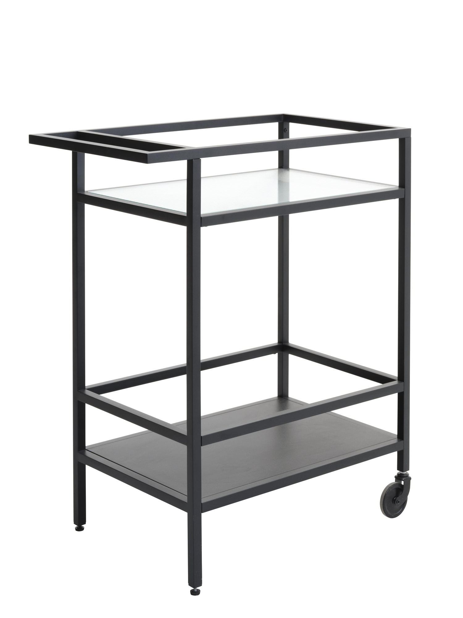 Wózek Barek Bronco Czarny Unique Furniture - Meblecom.pl